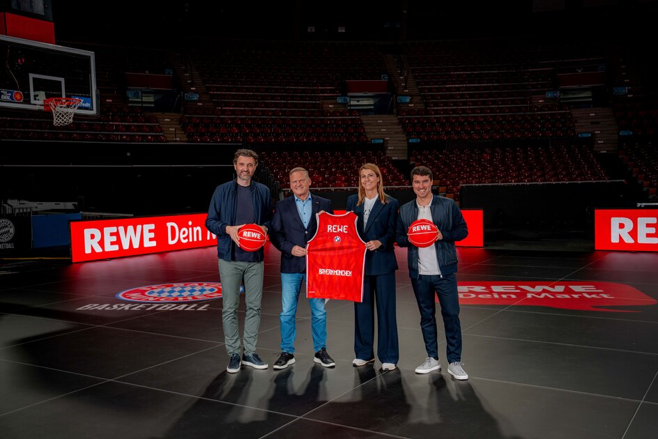 REWE und der FC Bayern Basketball verlängern ihre erfolgreiche ...