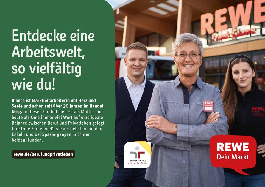 REWE startet umfangreiche Arbeitgeberkampagne | REWE Presse