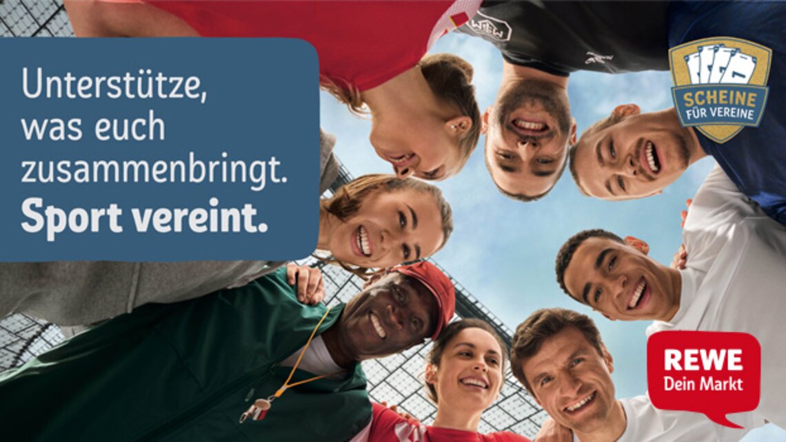 REWE startet fünfte Runde von Scheine für Vereine | REWE Presse